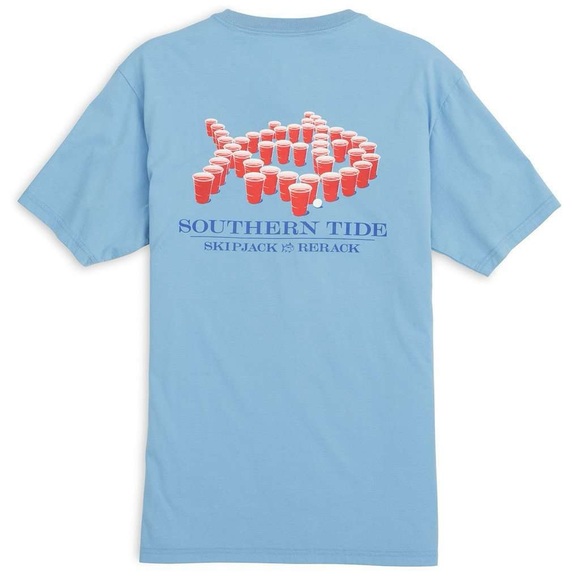 Southern Tide | Shirts | Southern Tide Red Solo Cup Light Blue Cotton ...